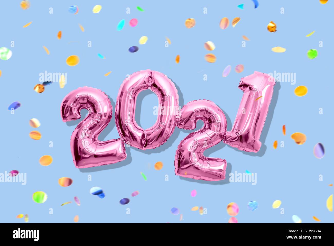 Confetti numbers hi-res stock photography and images - Alamy