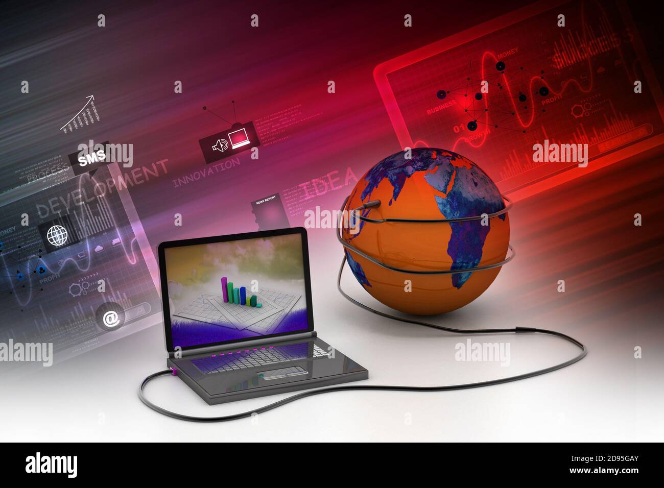 Global internet concept Stock Photo - Alamy