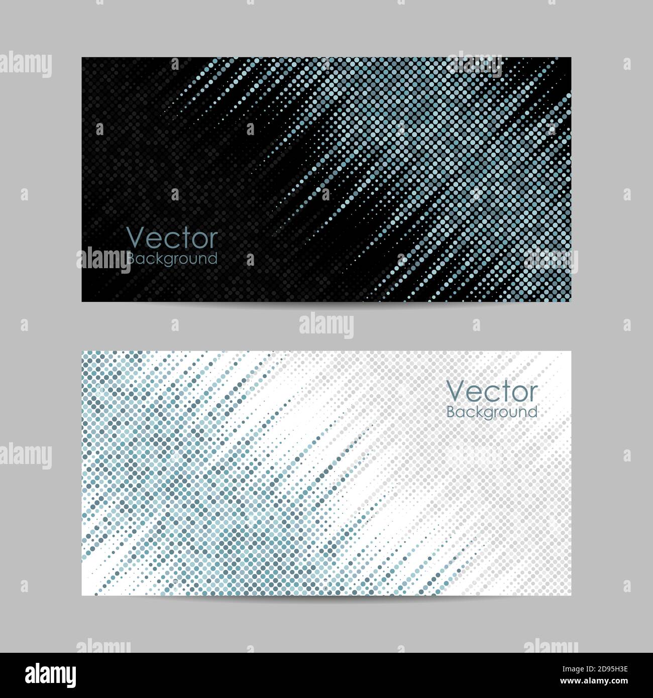 Set of banners with dots. Vector illustration Stock Vector Image & Art ...