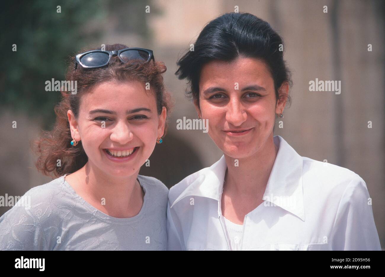 two girls, Baku, Azerbaijan Stock Photo - Alamy