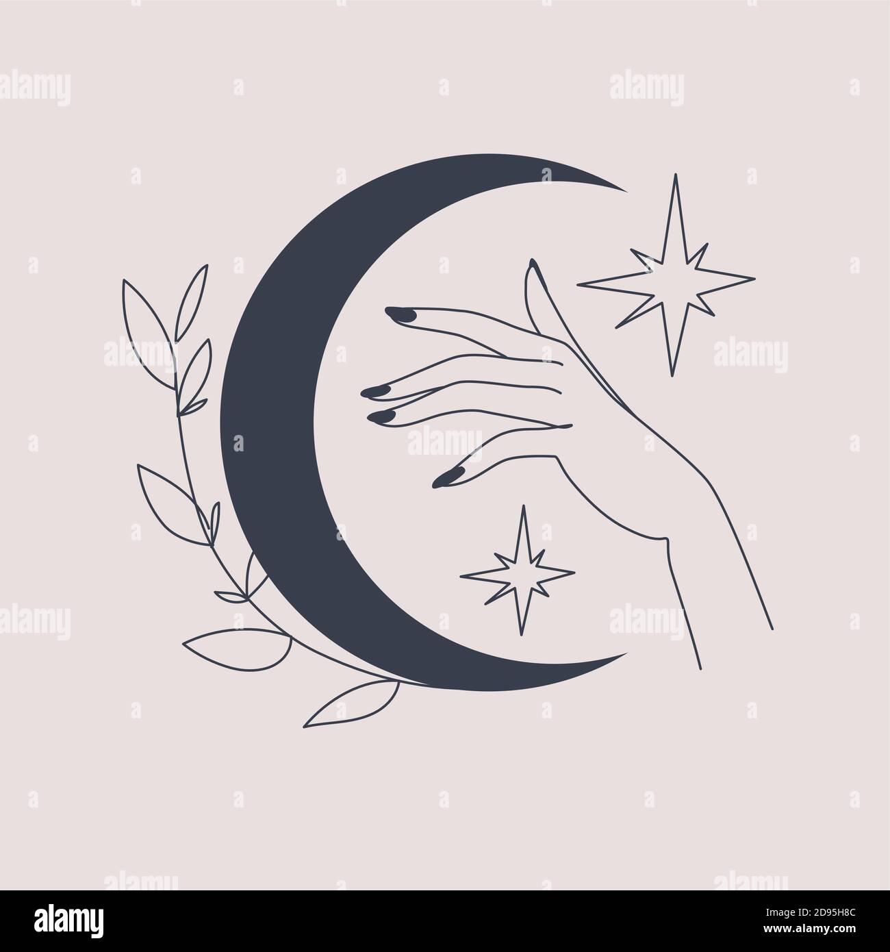 Tribal Moon Drawings