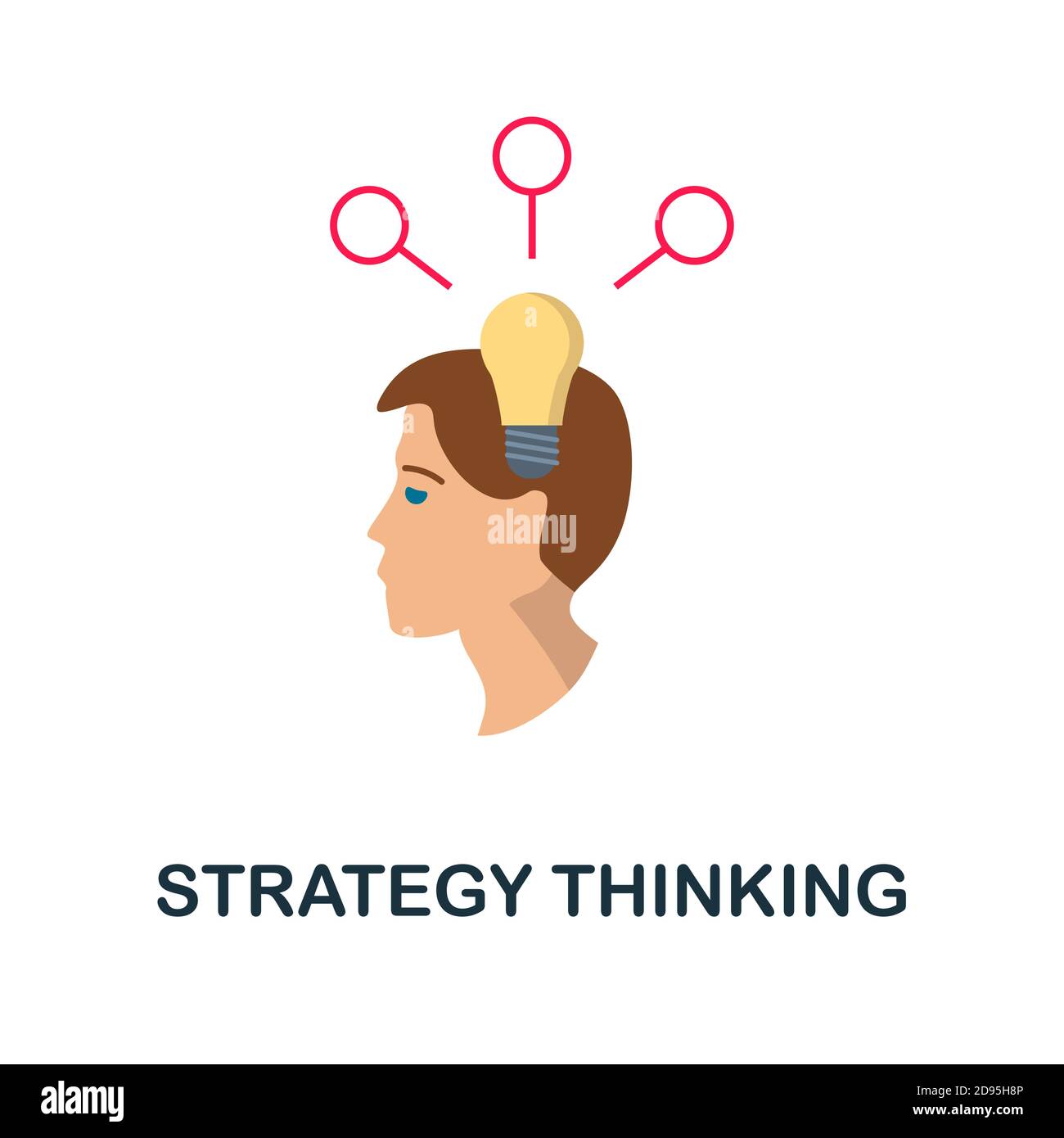 Strategy Thinking icon. Simple element from critical thinking ...
