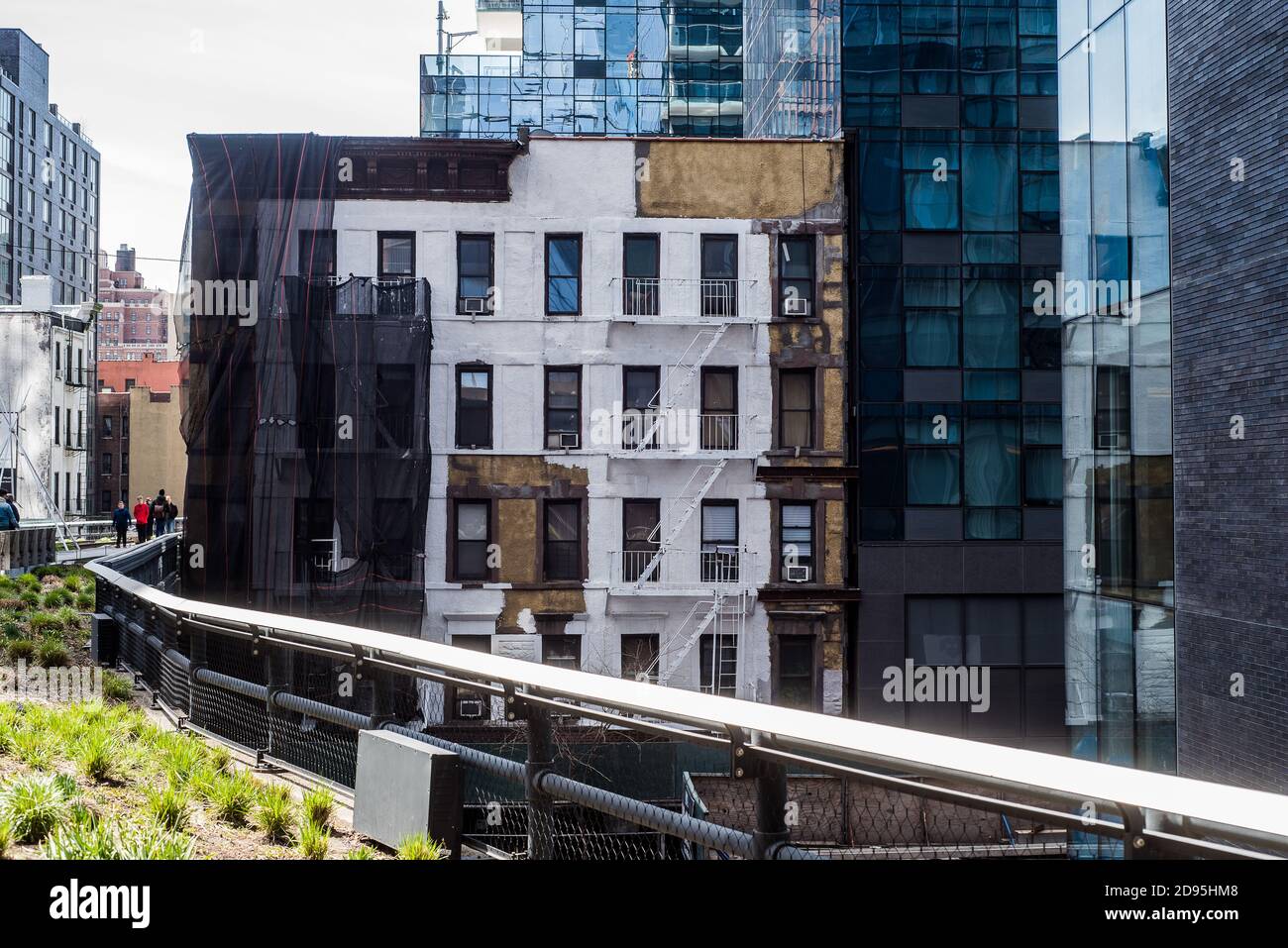 Buildings view from High Line Stock Photo - Alamy