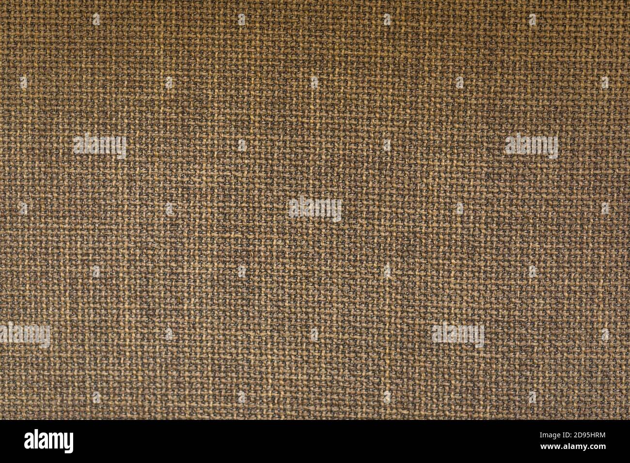 Natural fabric of brown color. Close-up long and wide texture of ...