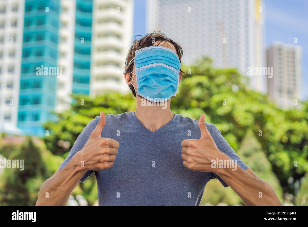 Incorrect wearing of mask hi-res stock photography and images - Alamy
