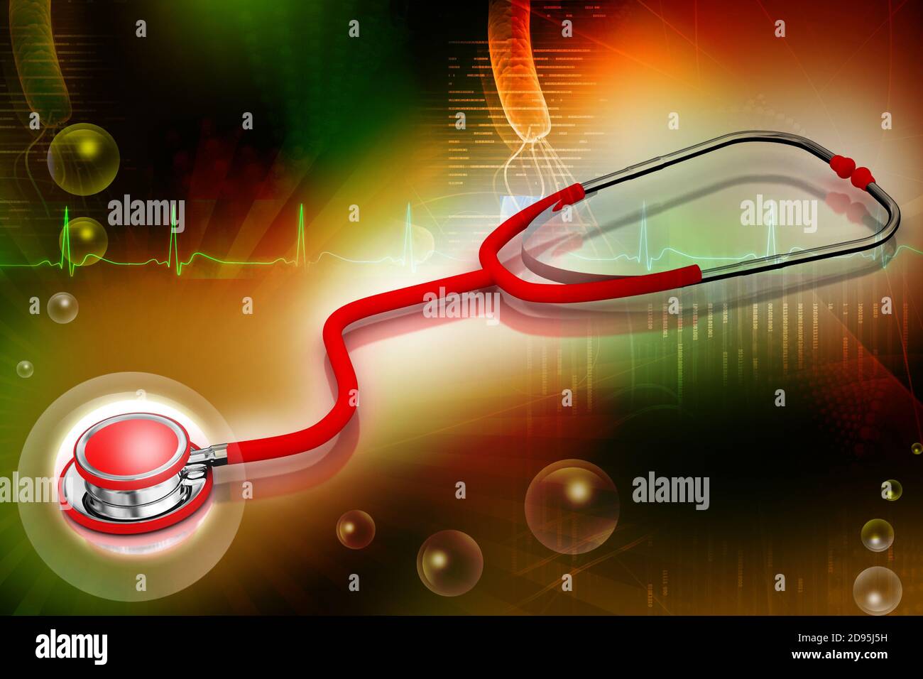 3d multi use stethoscope Stock Photo - Alamy