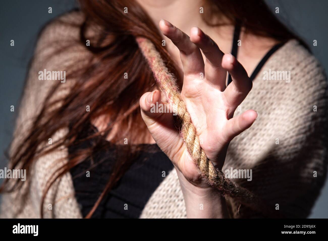 Bind girl hi-res stock photography and images - Alamy