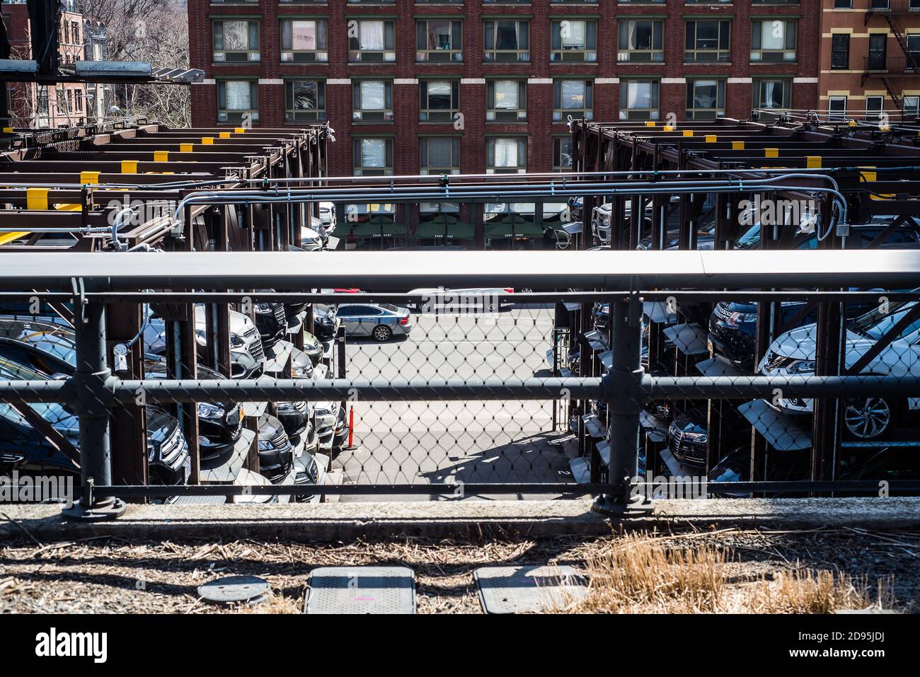 Parking from High Line Stock Photo - Alamy
