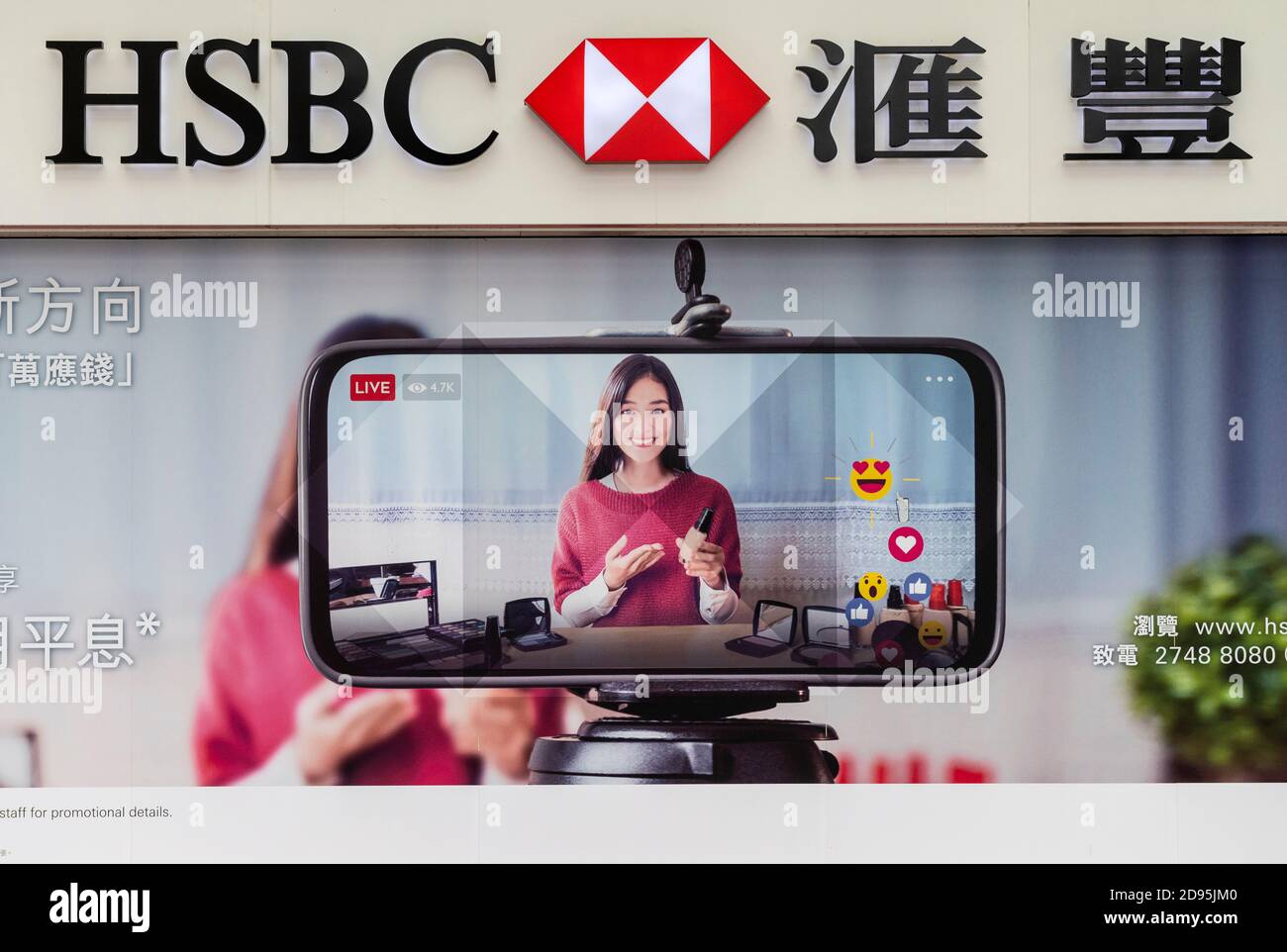 Hong Kong, China. 03rd Nov, 2020. British multinational banking and ...