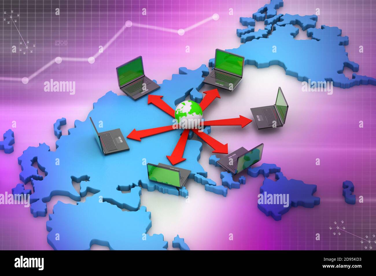 World Computer network Stock Photo - Alamy