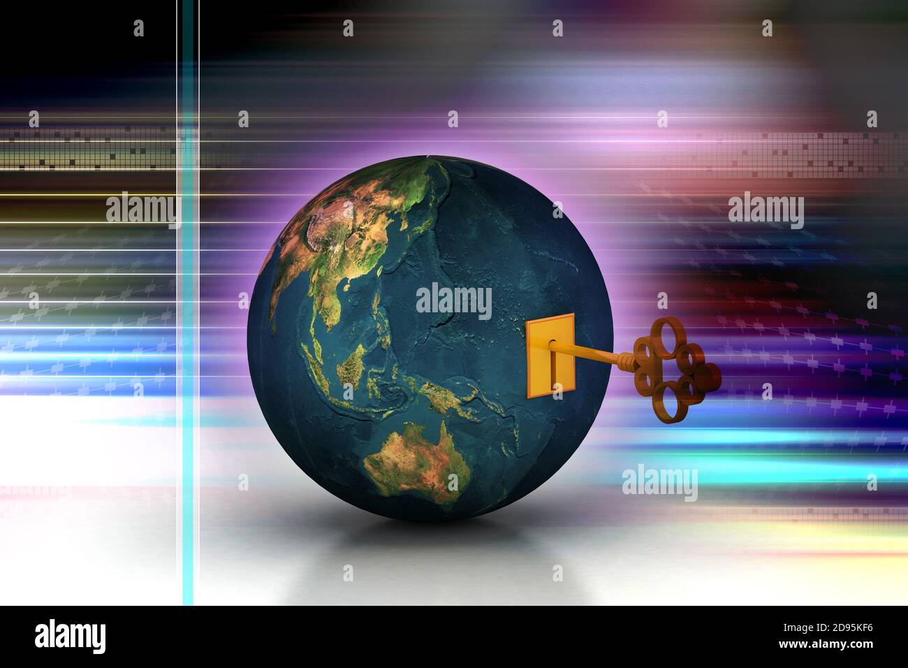 Key of the world Stock Photo - Alamy