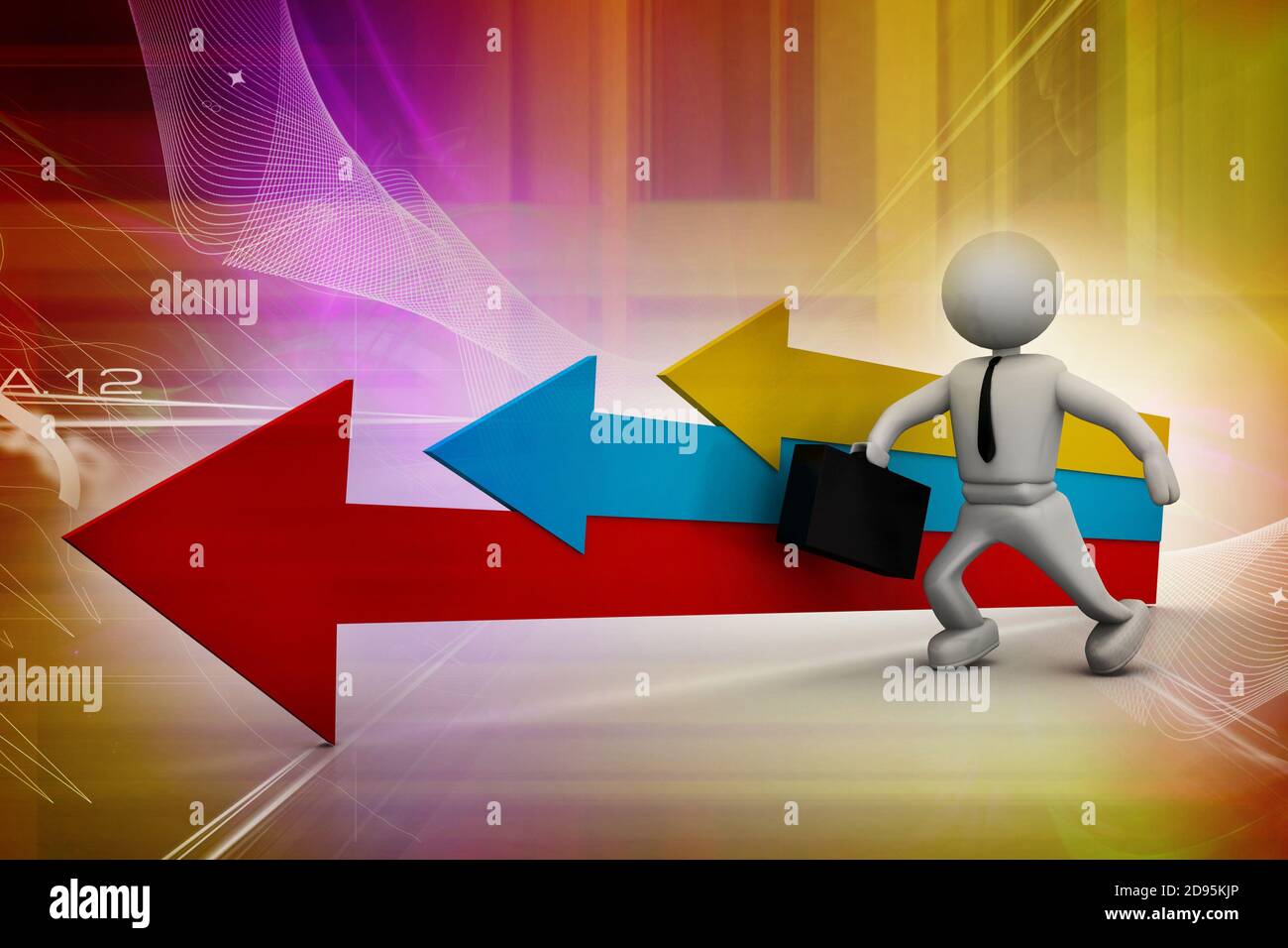 Movement direction to success Stock Photo - Alamy