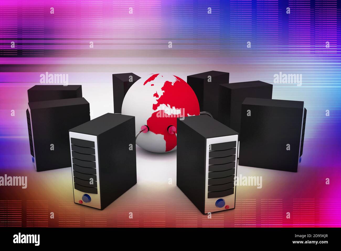 Global computer network Stock Photo - Alamy