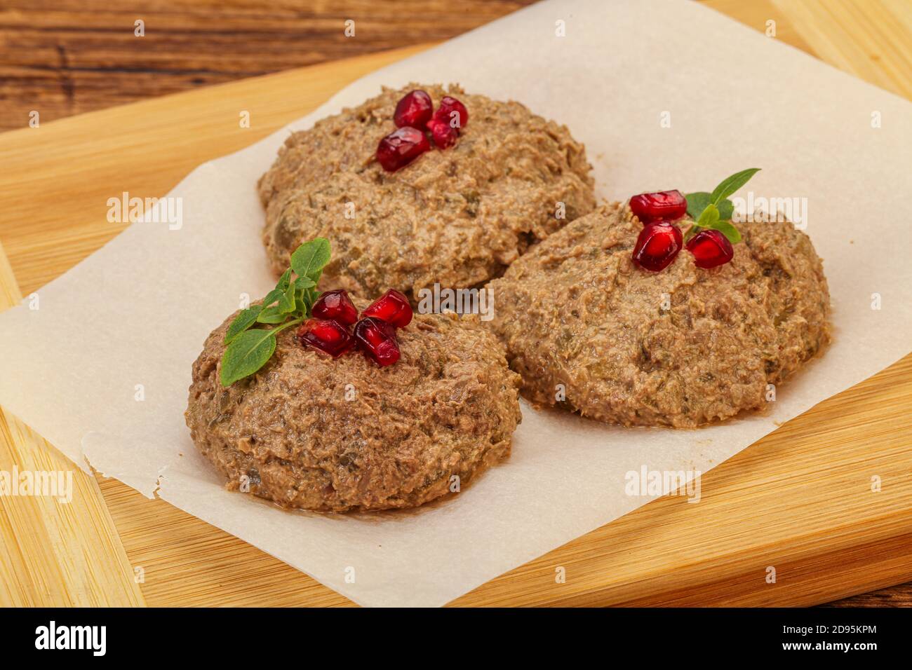 Georgian cuisine - pkhali from beans and spices Stock Photo - Alamy