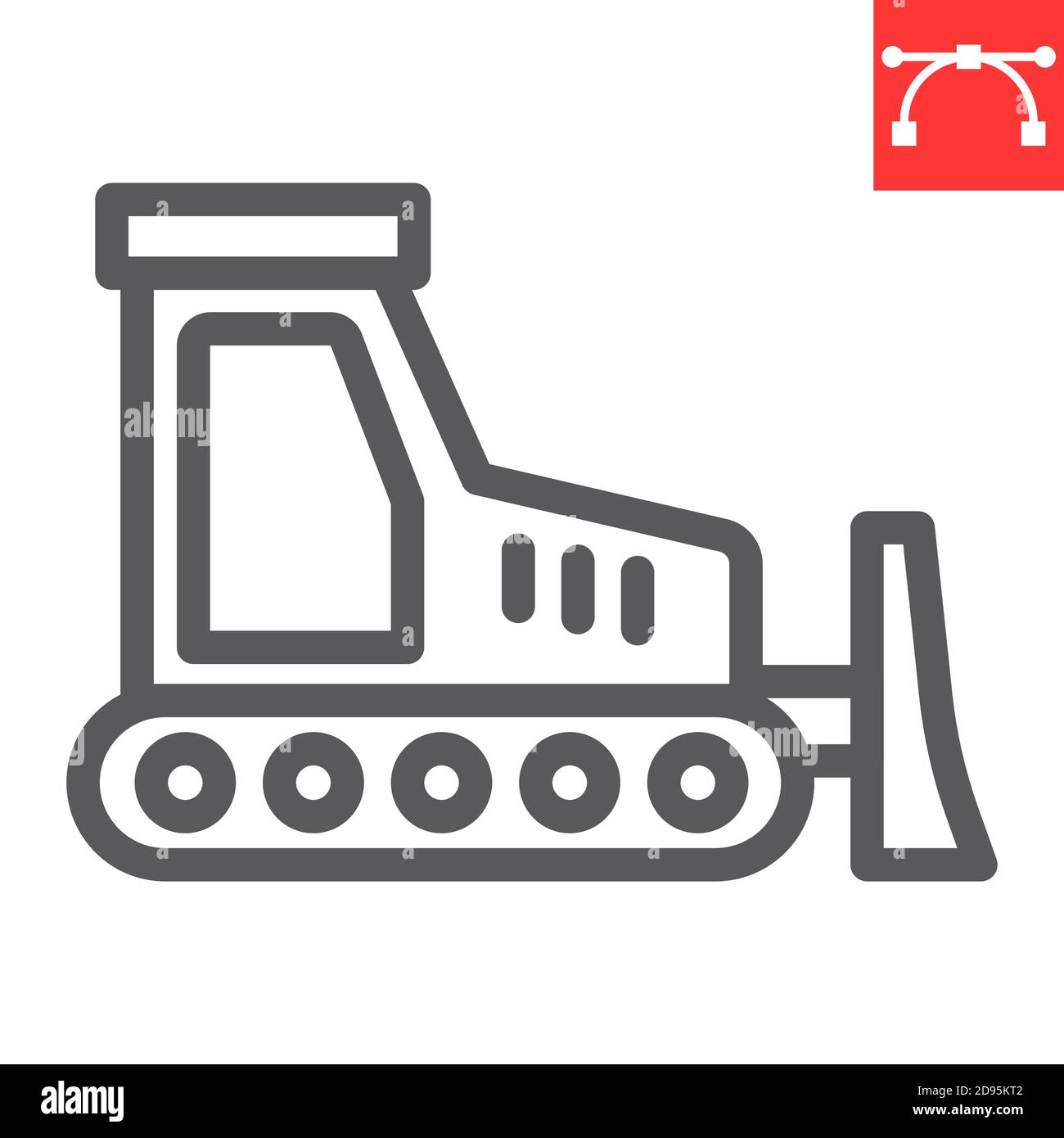 Bulldoze Stock Vector Images - Alamy