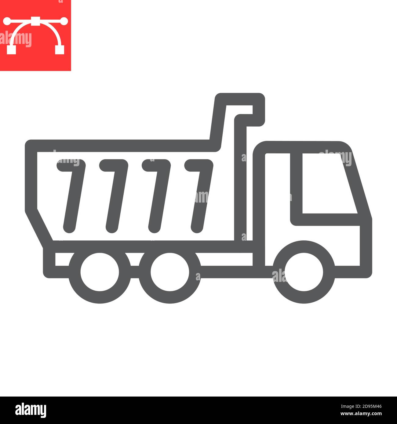 Outline of tipper hi-res stock photography and images - Alamy