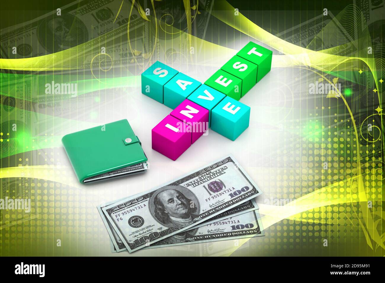 Invest and save money Stock Photo - Alamy