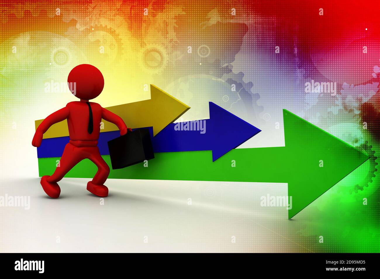 Movement direction to success Stock Photo - Alamy