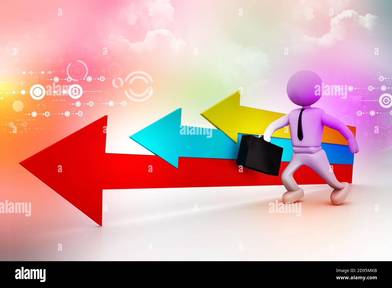 Movement direction to success Stock Photo - Alamy