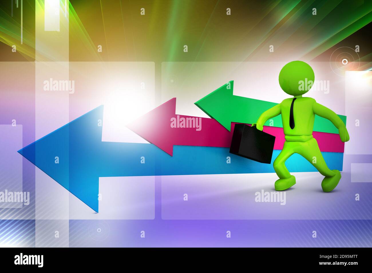 Movement direction to success Stock Photo - Alamy