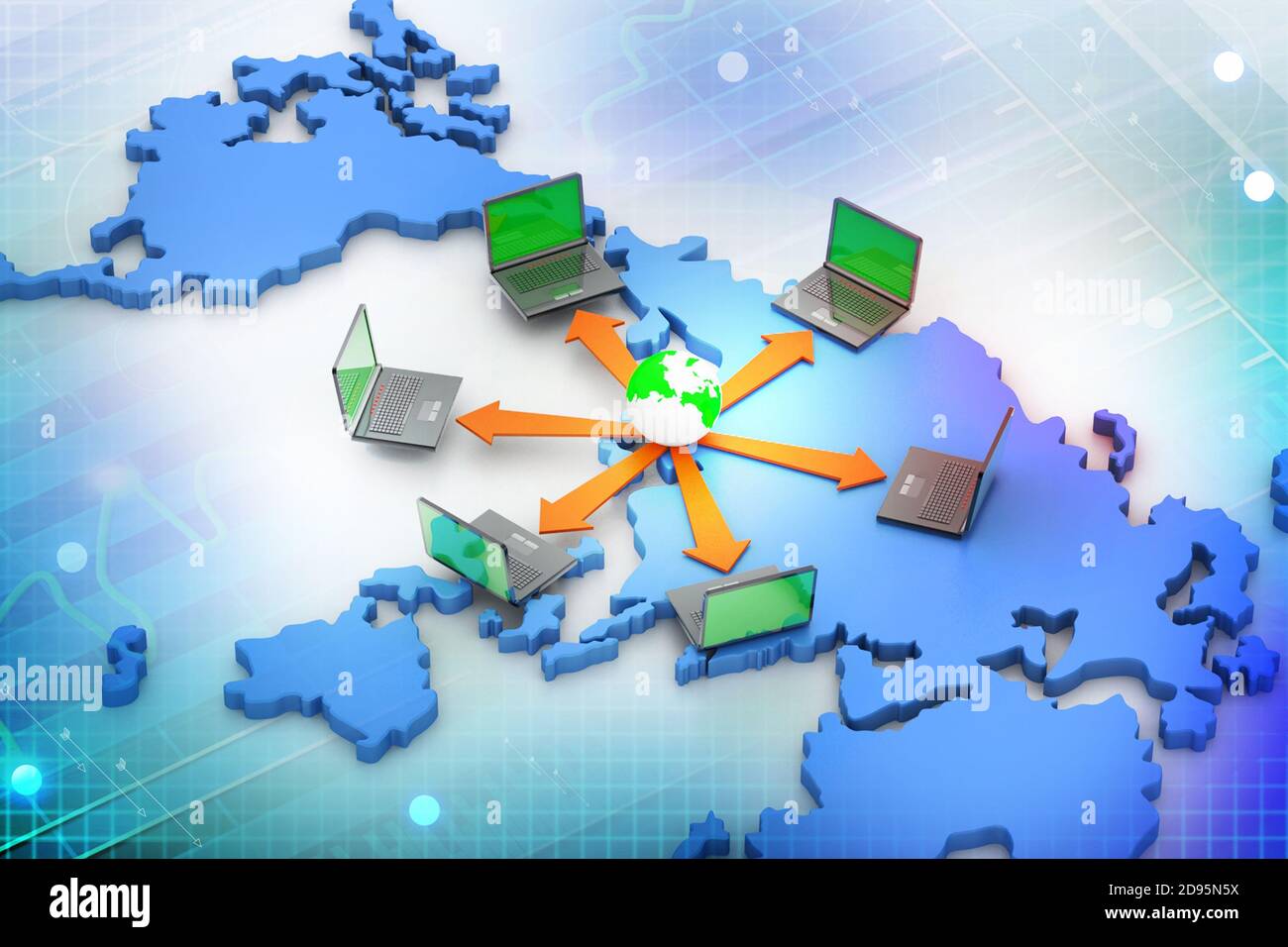 World Computer network Stock Photo - Alamy