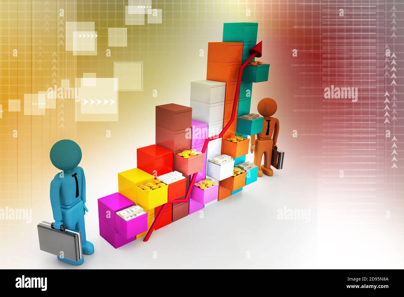 Financial graph and economy Stock Photo - Alamy