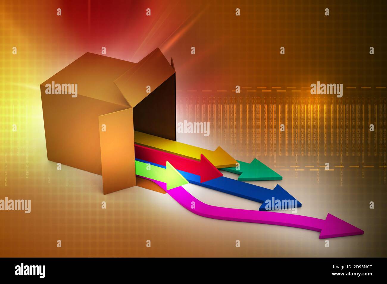 Out of the box Stock Photo - Alamy
