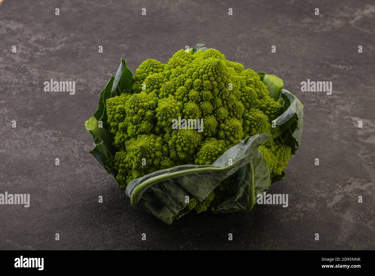 Tasty Vegan organic food - Romanesco cabbage Stock Photo - Alamy
