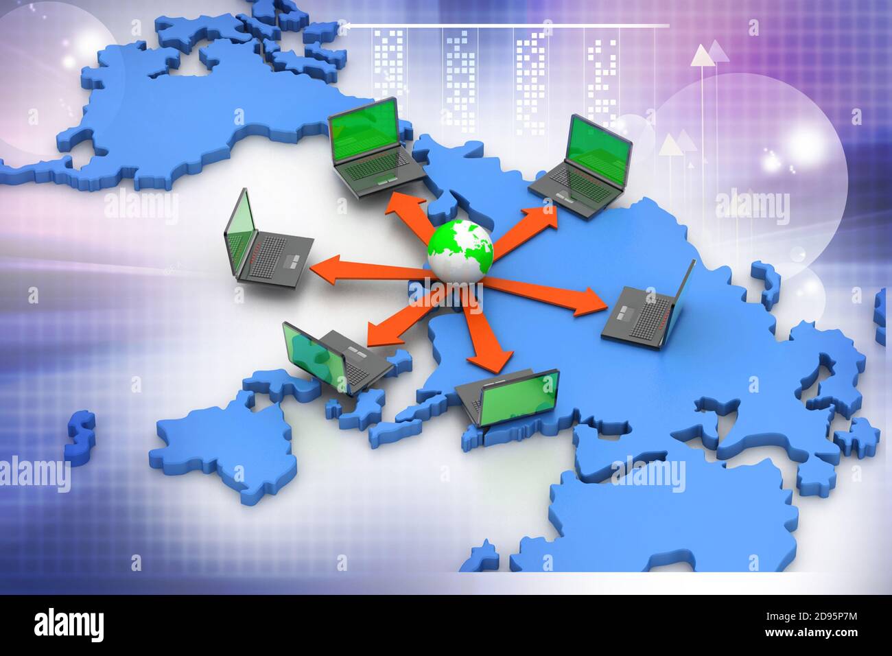 World Computer network Stock Photo - Alamy