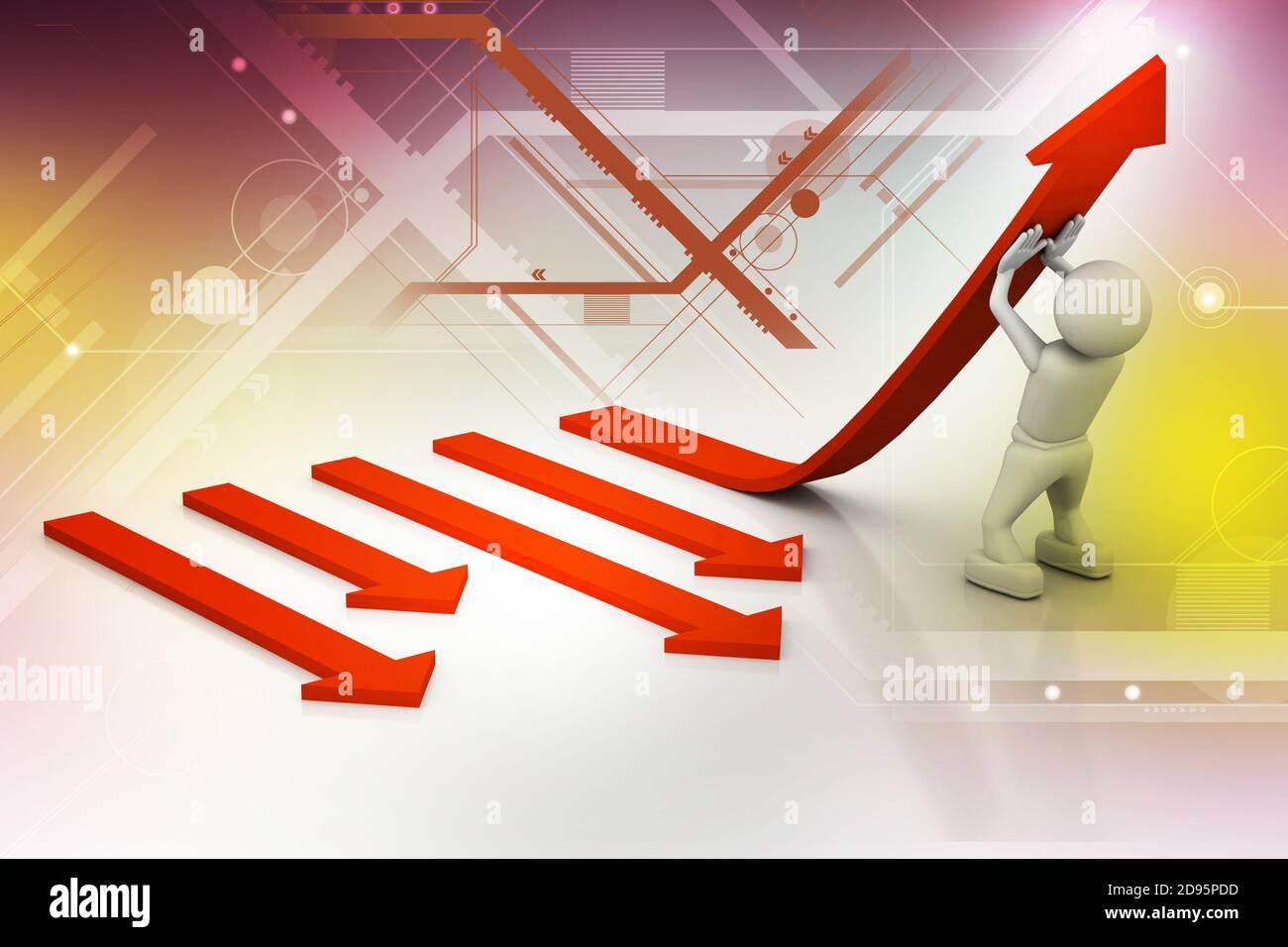 Right growth solution Stock Photo - Alamy