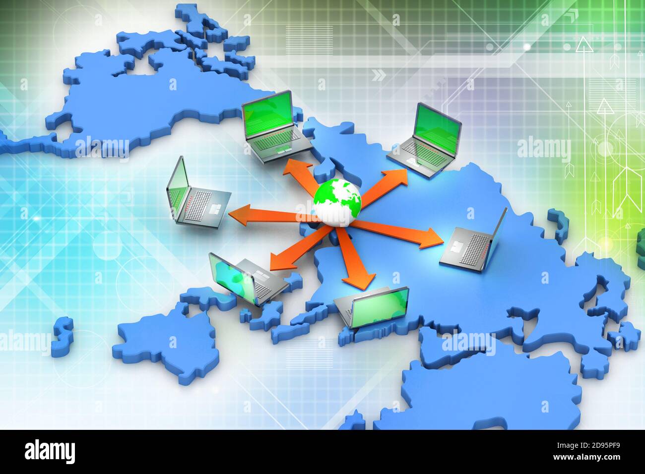 World Computer network Stock Photo - Alamy
