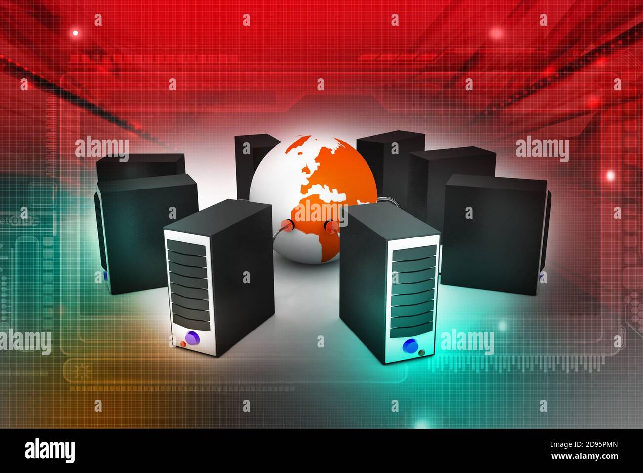 Global computer network Stock Photo - Alamy