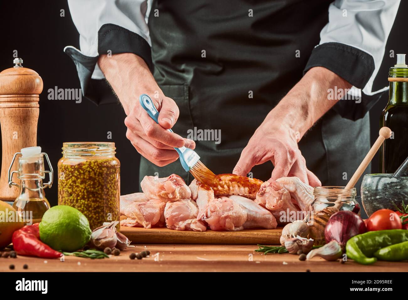 Male chicken olive hi-res stock photography and images - Alamy