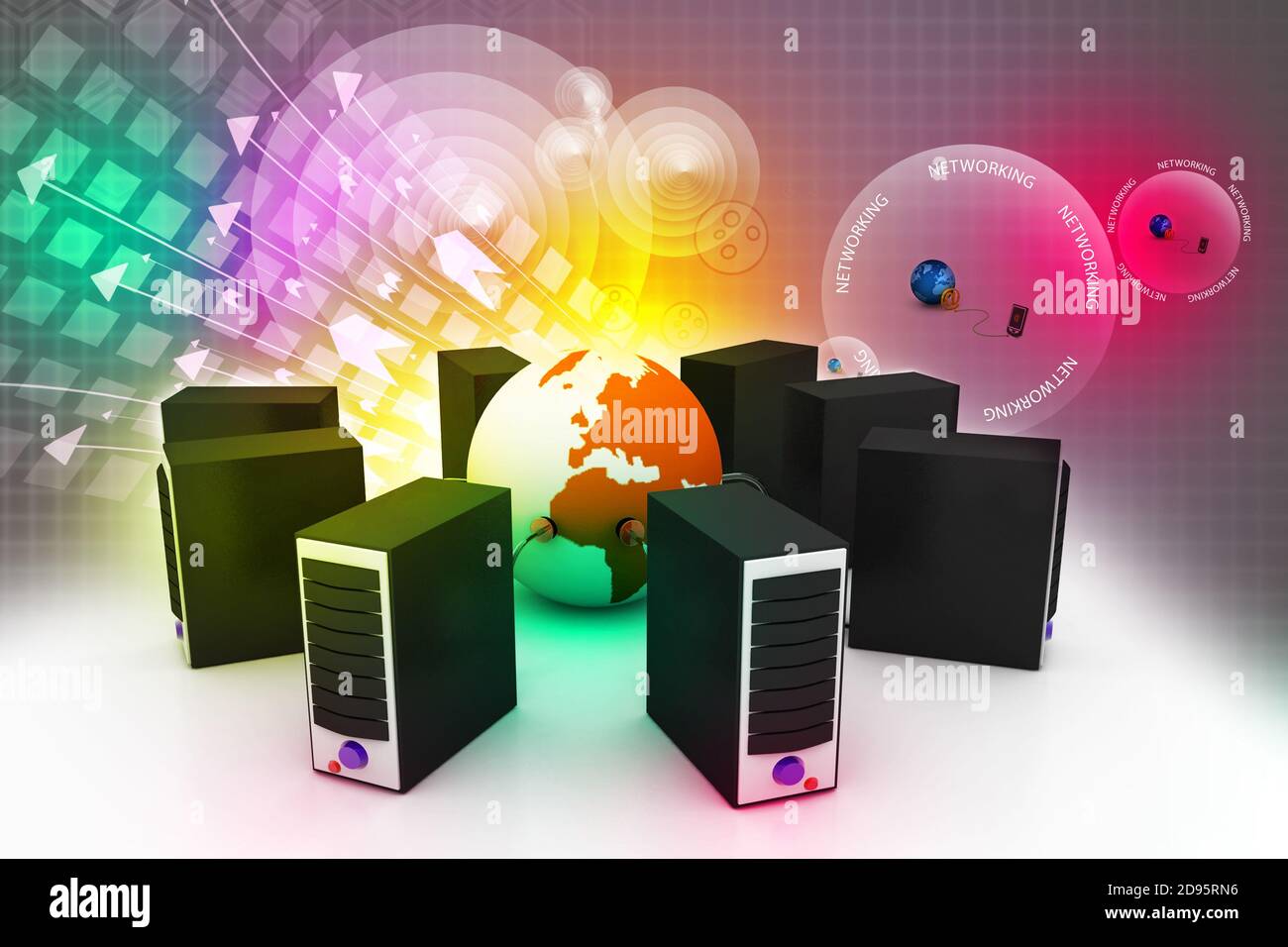 Global computer network Stock Photo - Alamy