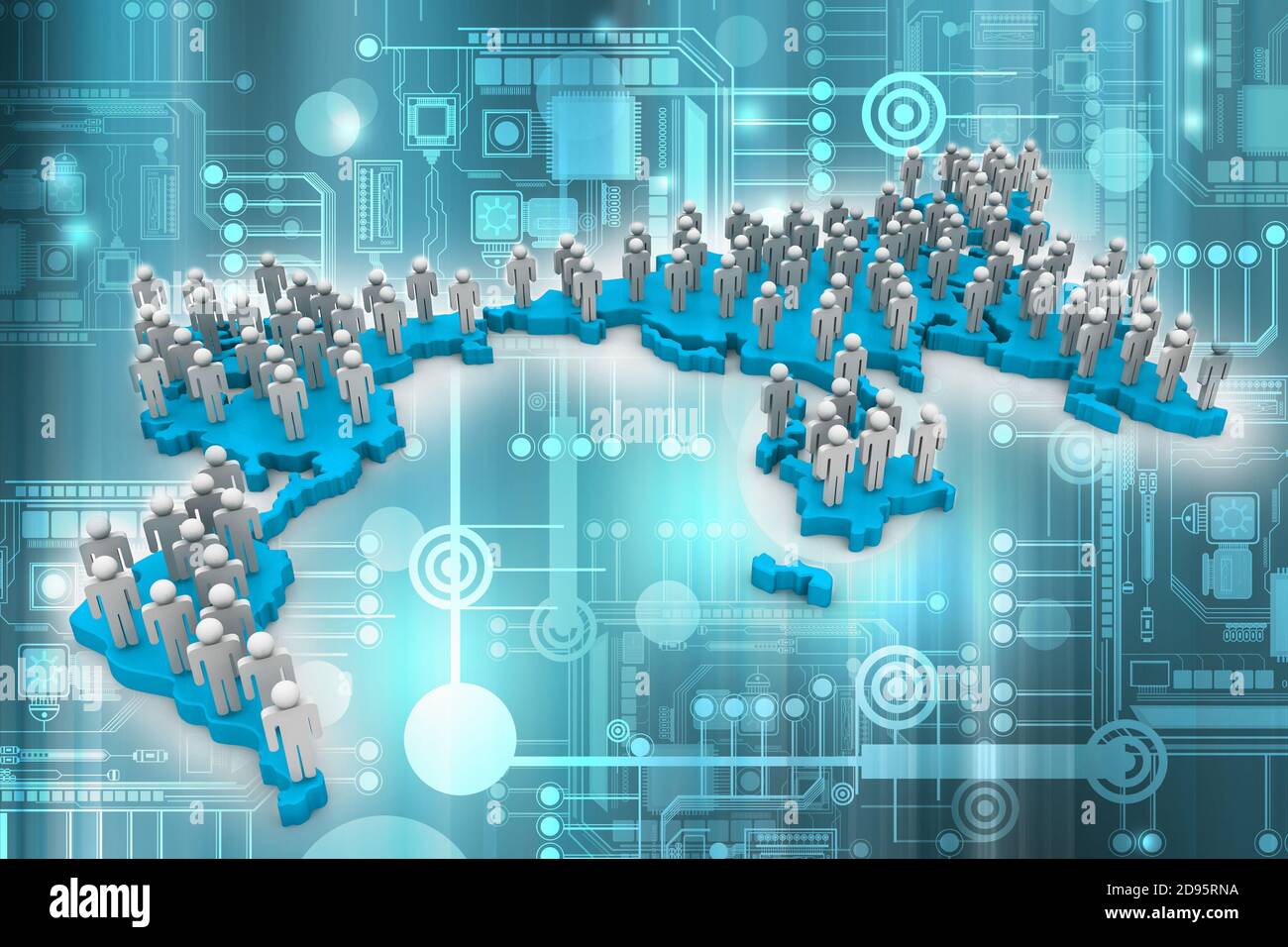 Population growth and globe hi-res stock photography and images - Alamy