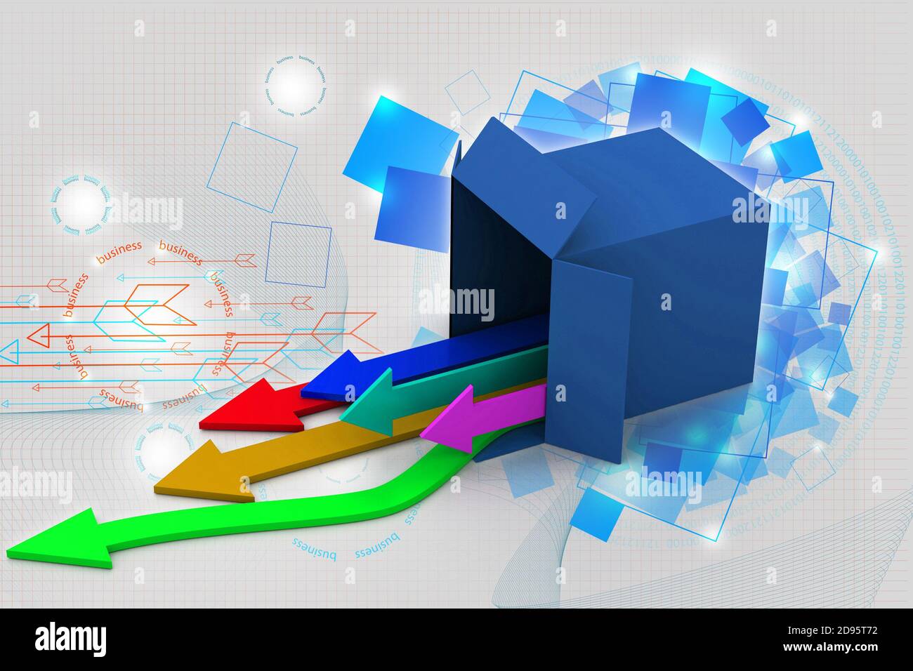 Out of the box Stock Photo - Alamy