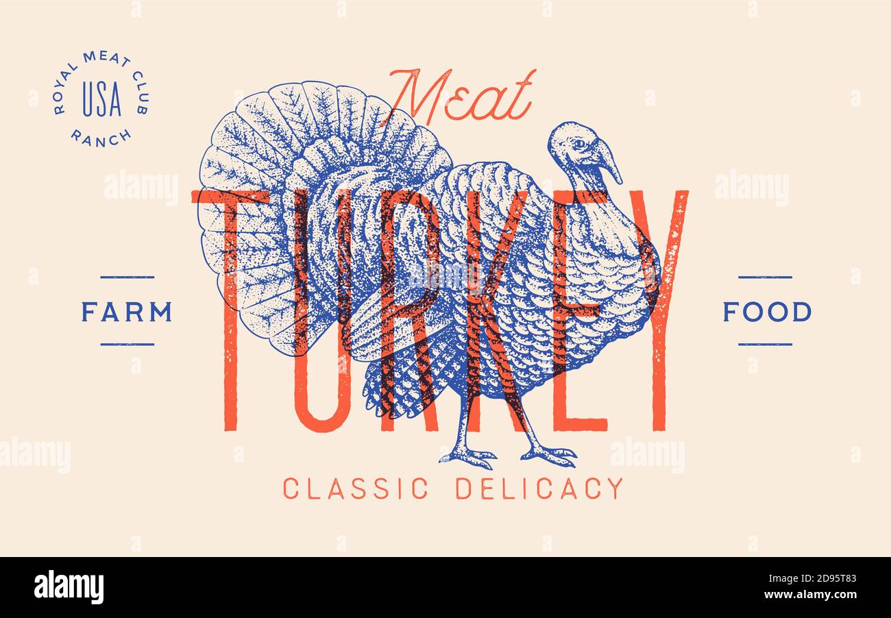 Turkey. Template Label Stock Vector Image & Art - Alamy