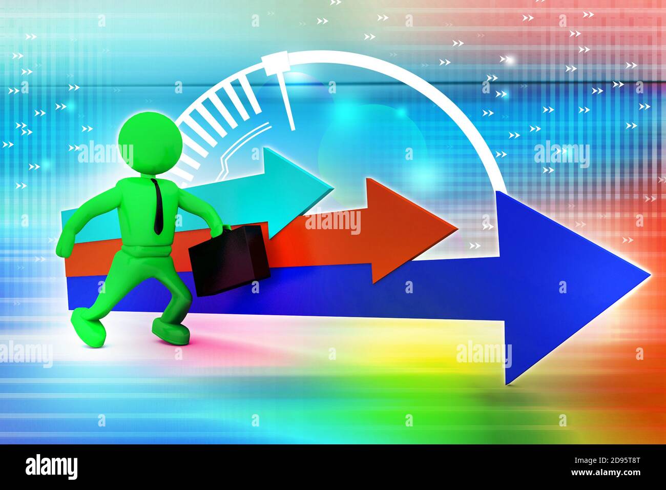 Movement direction to success Stock Photo - Alamy