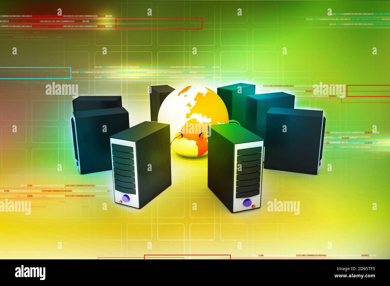 Global computer network Stock Photo - Alamy