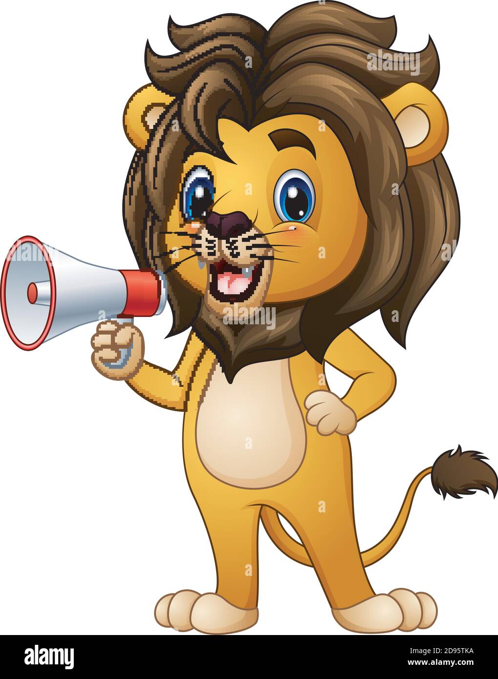 Voice of the lion Stock Vector Images - Alamy