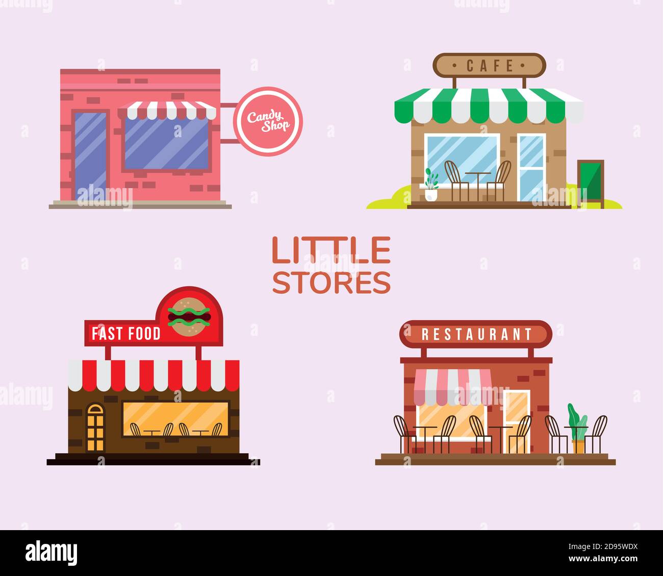 Candy stores Stock Vector Images - Alamy