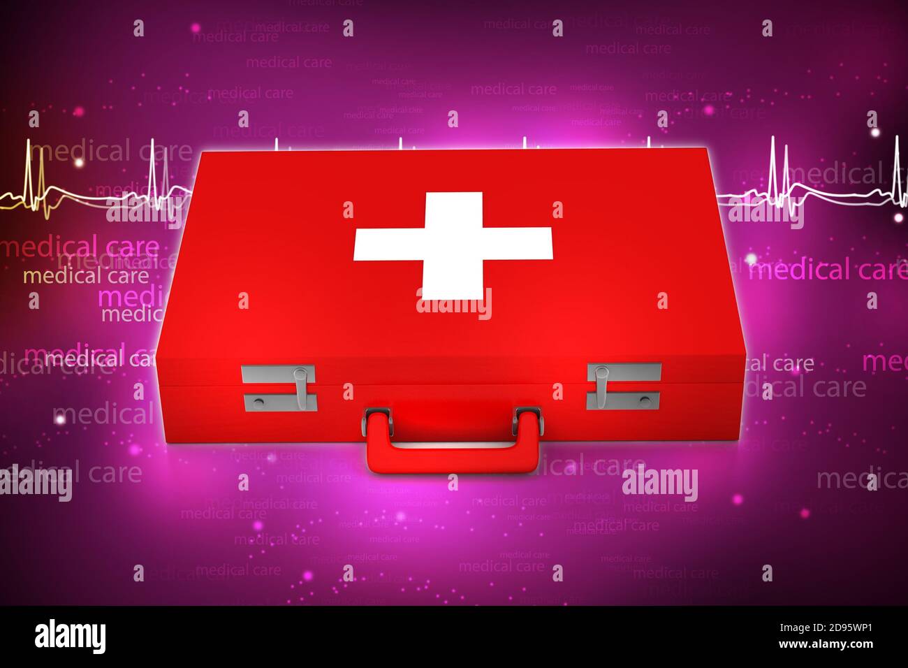First aid kit. 3d Stock Photo - Alamy