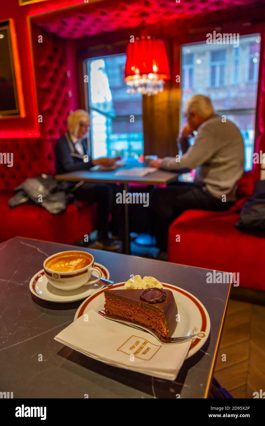 Vienna cafe sacher wien hi-res stock photography and images - Alamy