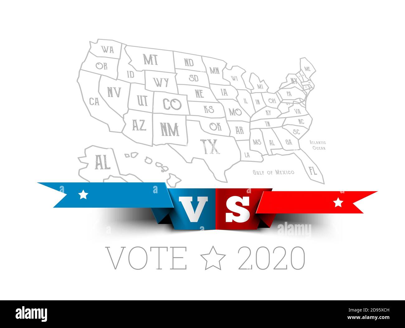 2020 presidential map Cut Out Stock Images & Pictures - Alamy
