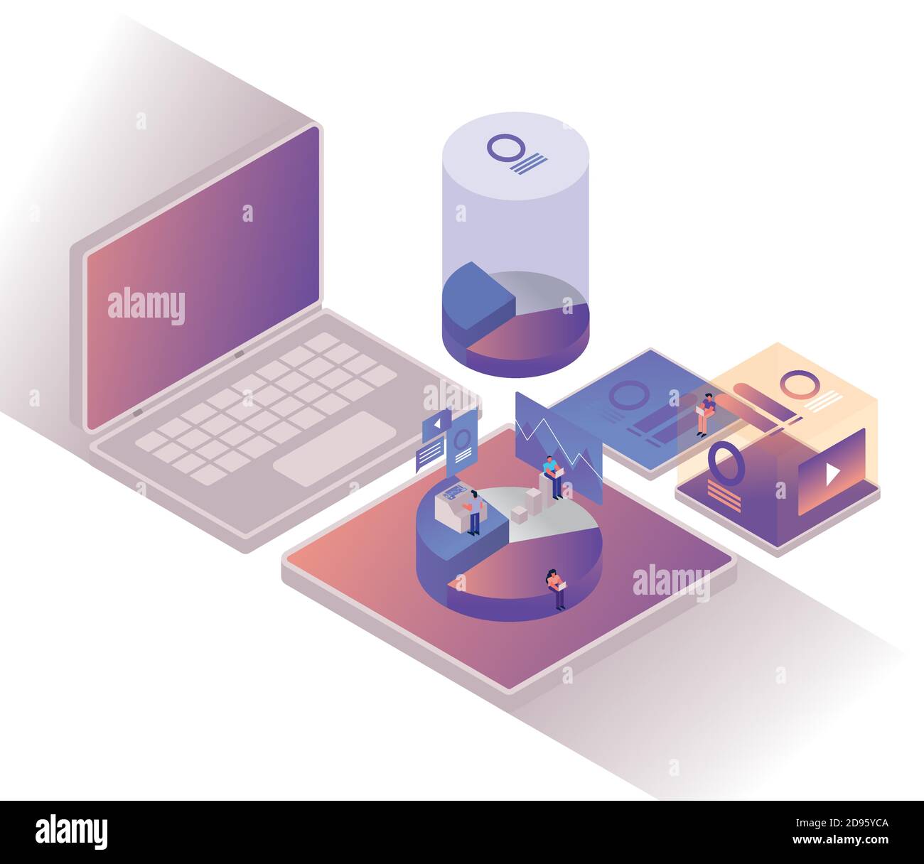 Analytical device Stock Vector Images - Alamy