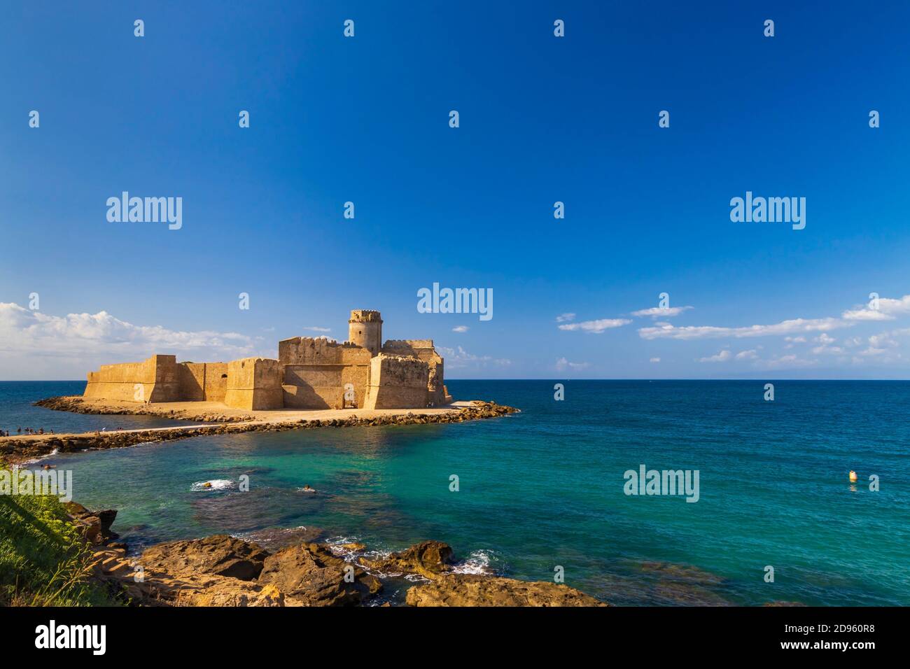Castle in Isola di Capo Rizzuto, Province of Crotone, Calabria, Italy ...