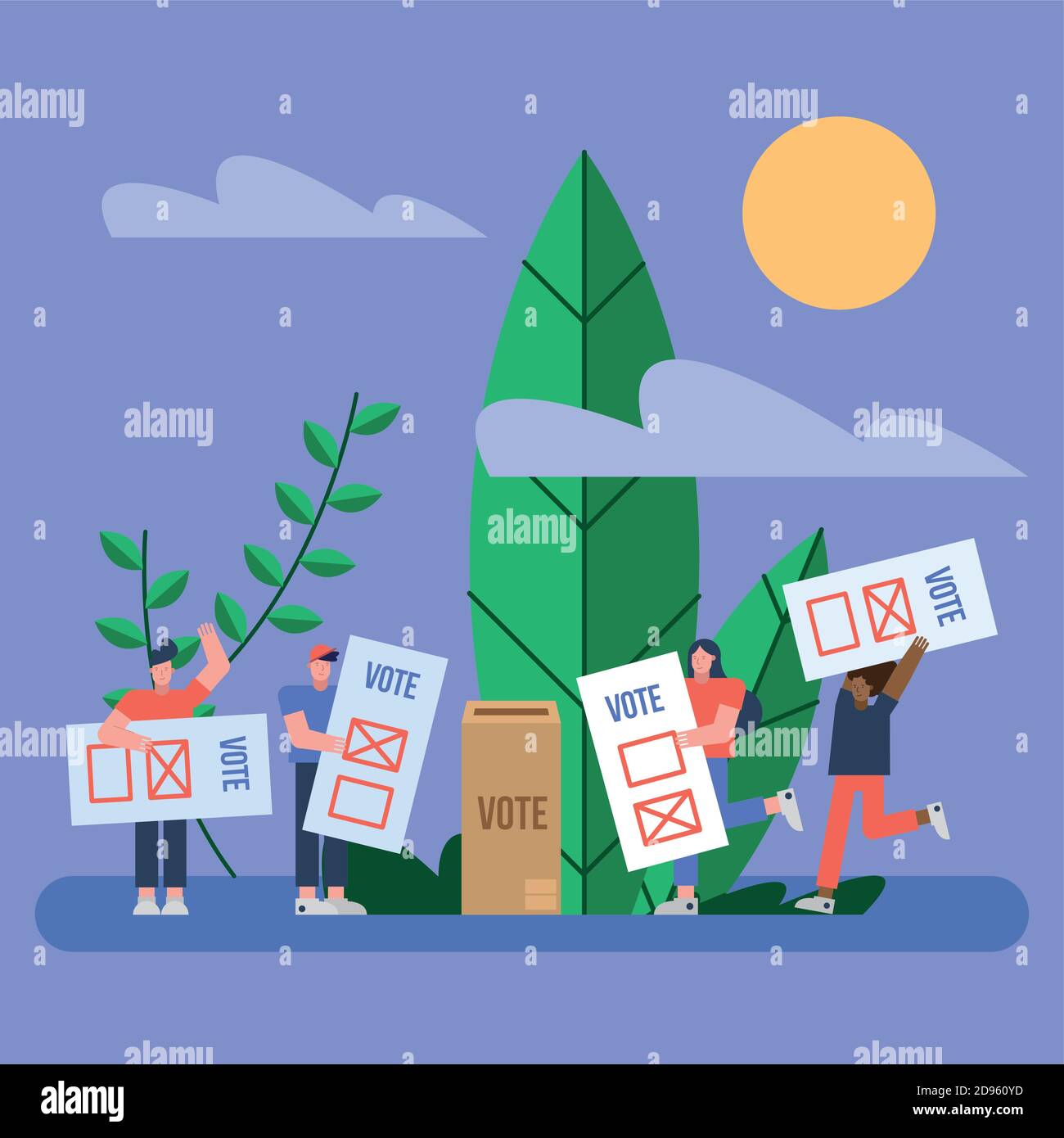 Local elections Stock Vector Images - Alamy