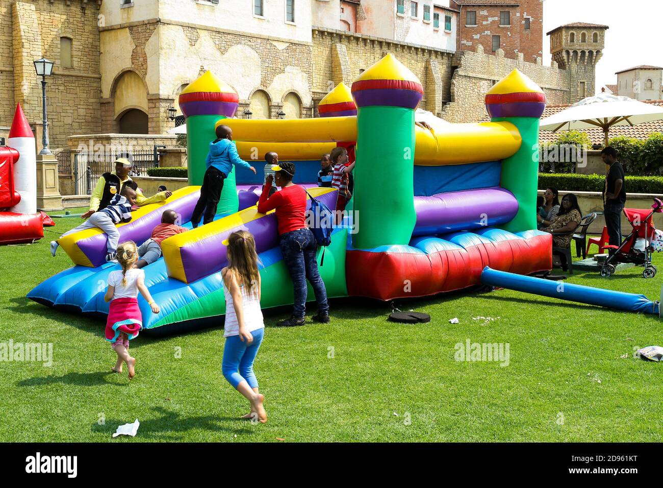 Johannesburg, South Africa - September 22, 2012: Diverse children ...