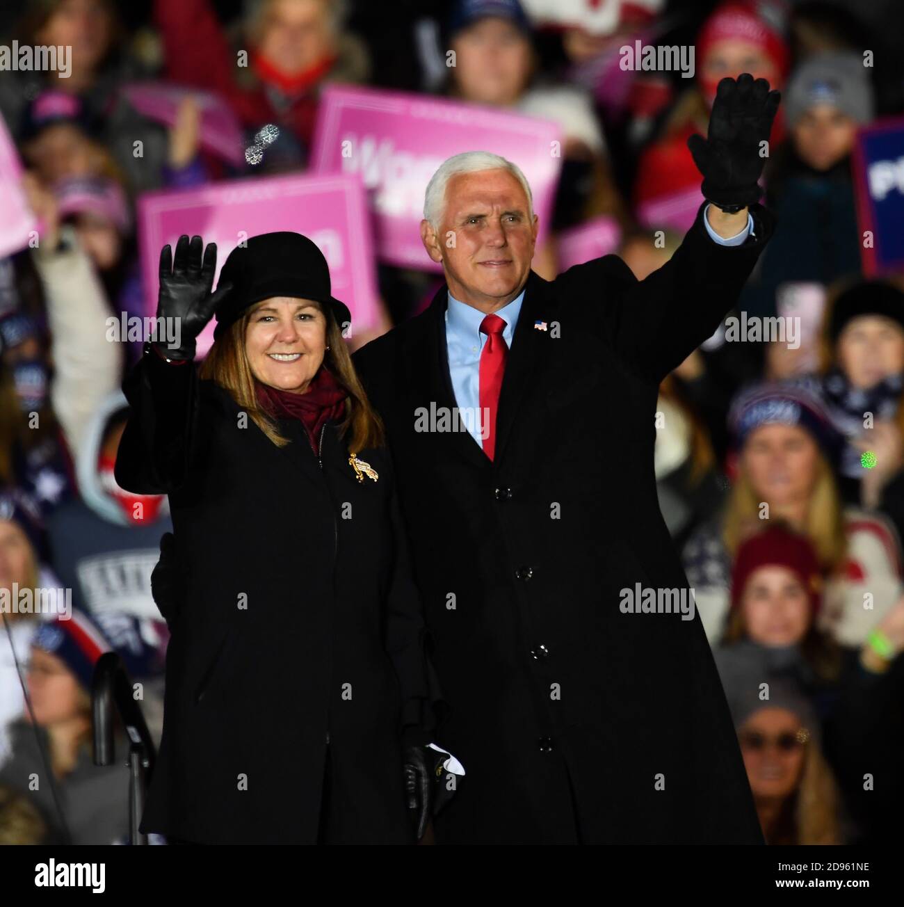 Grand Rapids, Michigan, USA. 3rd Nov, 2020. Vice President, MIKE PENCE ...