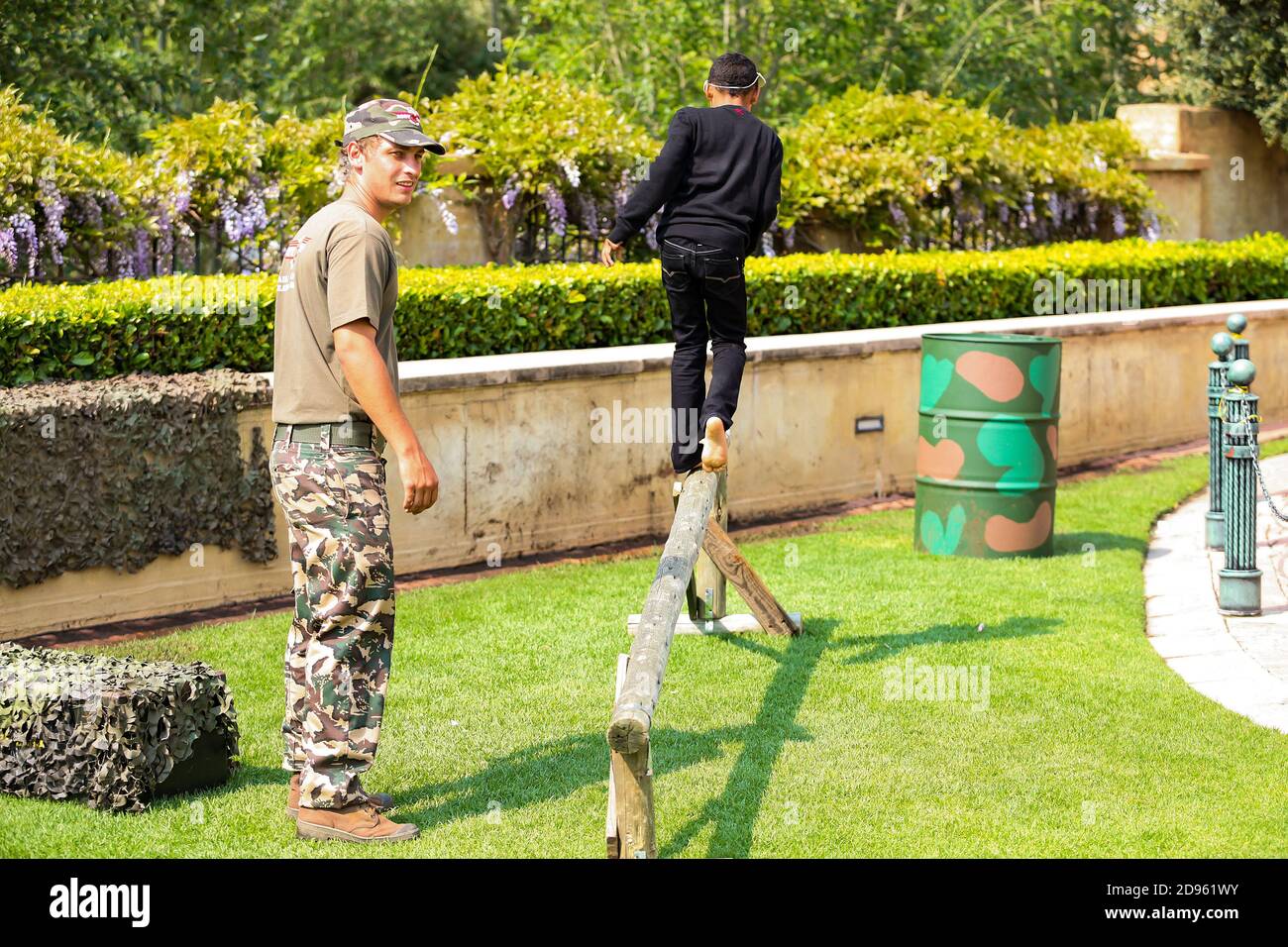 Johannesburg, South Africa - September 22, 2012: Kids having fun at ...